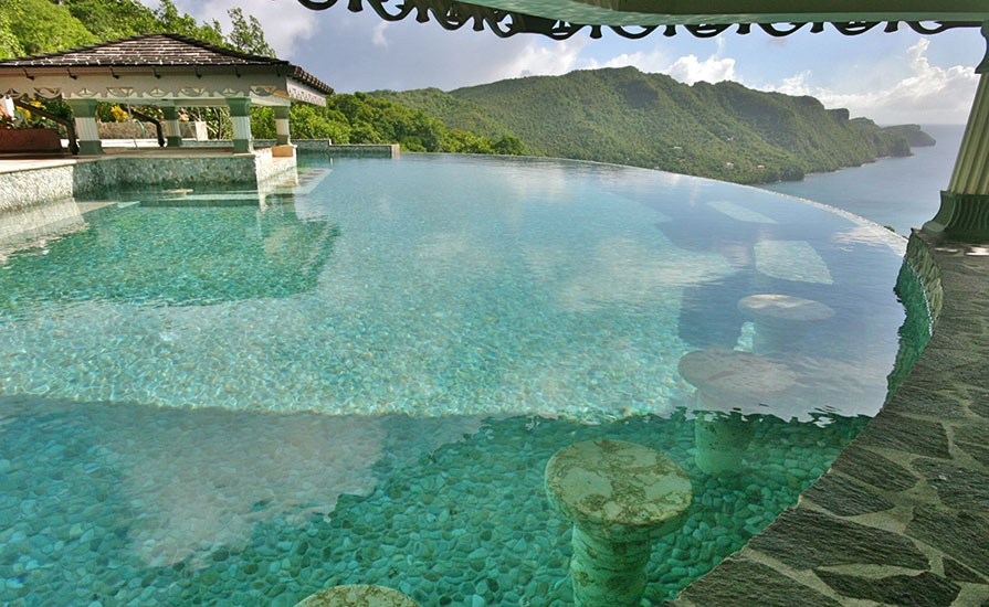 Infinity Pool & Caribbean Sea Gallery | Tropical Hideaway Bequia
