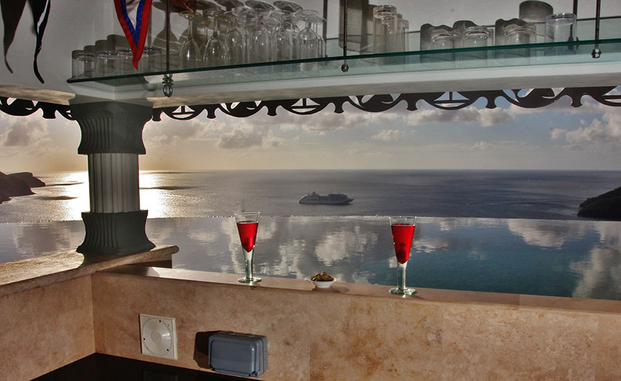Infinity Pool & Caribbean Sea Gallery | Tropical Hideaway Bequia